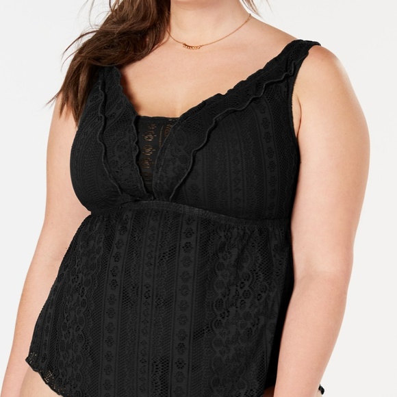 BECCA | Swim | Becca Plus Size Crochet Tankini Size X | Poshmark